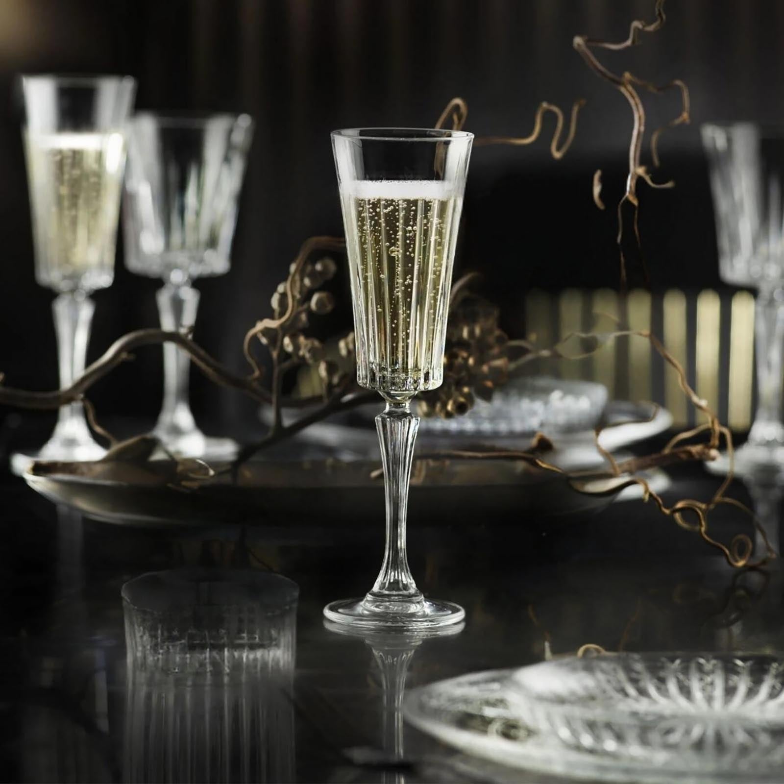 RCR 6'lı Timeless Flüt Kadeh 210 ml | Jumbo